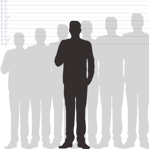 Convert 173 CM to Inches | Visual Length Comparison